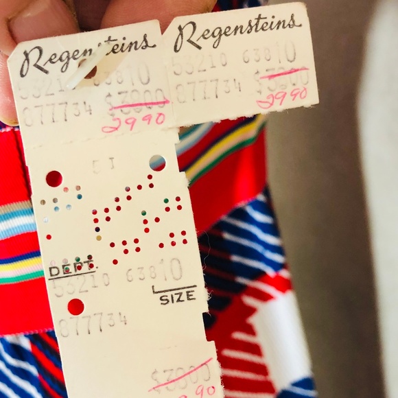 Vintage | Dresses | Adele Martin Tags Vintage Dress Red White Blue ...